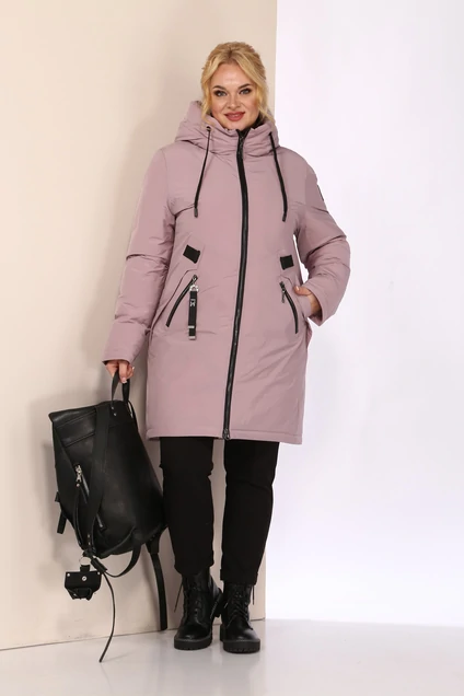 Куртка 2096 пудра Shetti купить в интернет магазине Велесмода